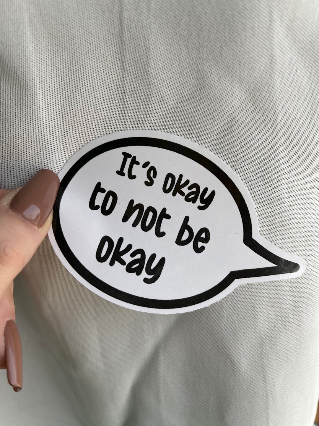 It’s Okay to Not Be Okay Mental Health Sticker - Etsy