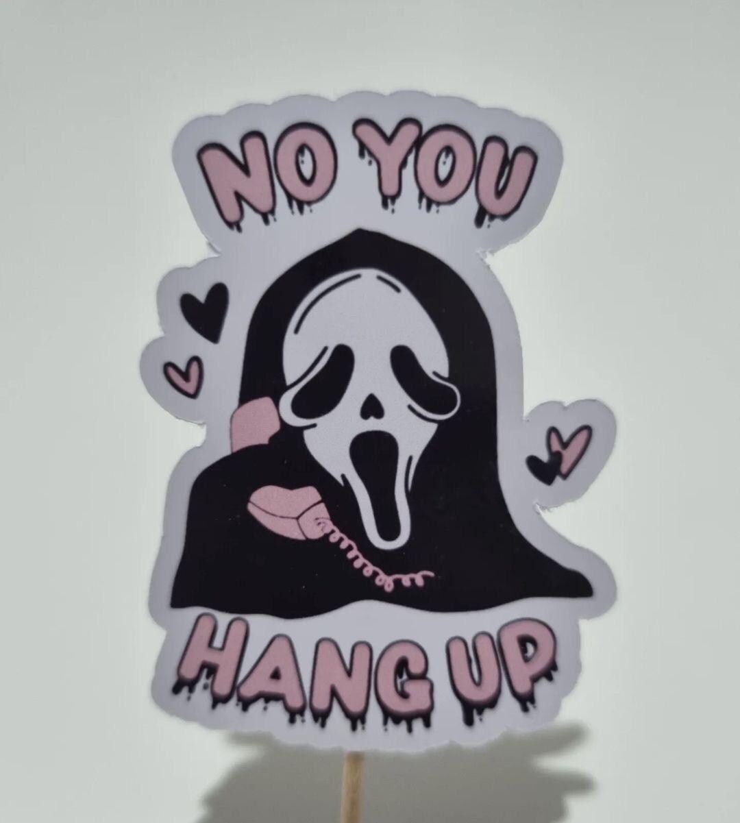 Ghostface Cupcake Toppers “no You Hang Up” Birthday Birthday Party ...