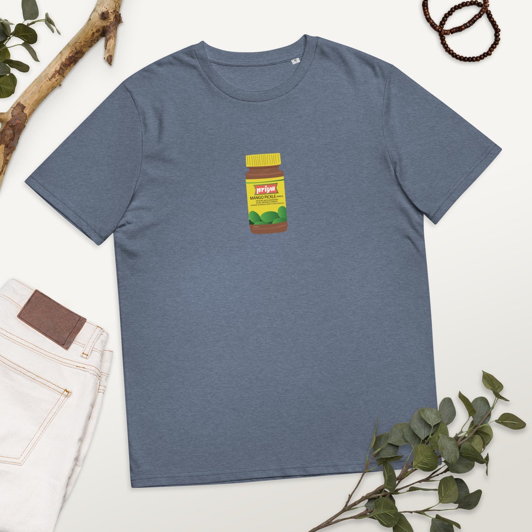 Priya Pickle Achar Indian Desi Food Unisex Organic Cotton T-shirt - Etsy