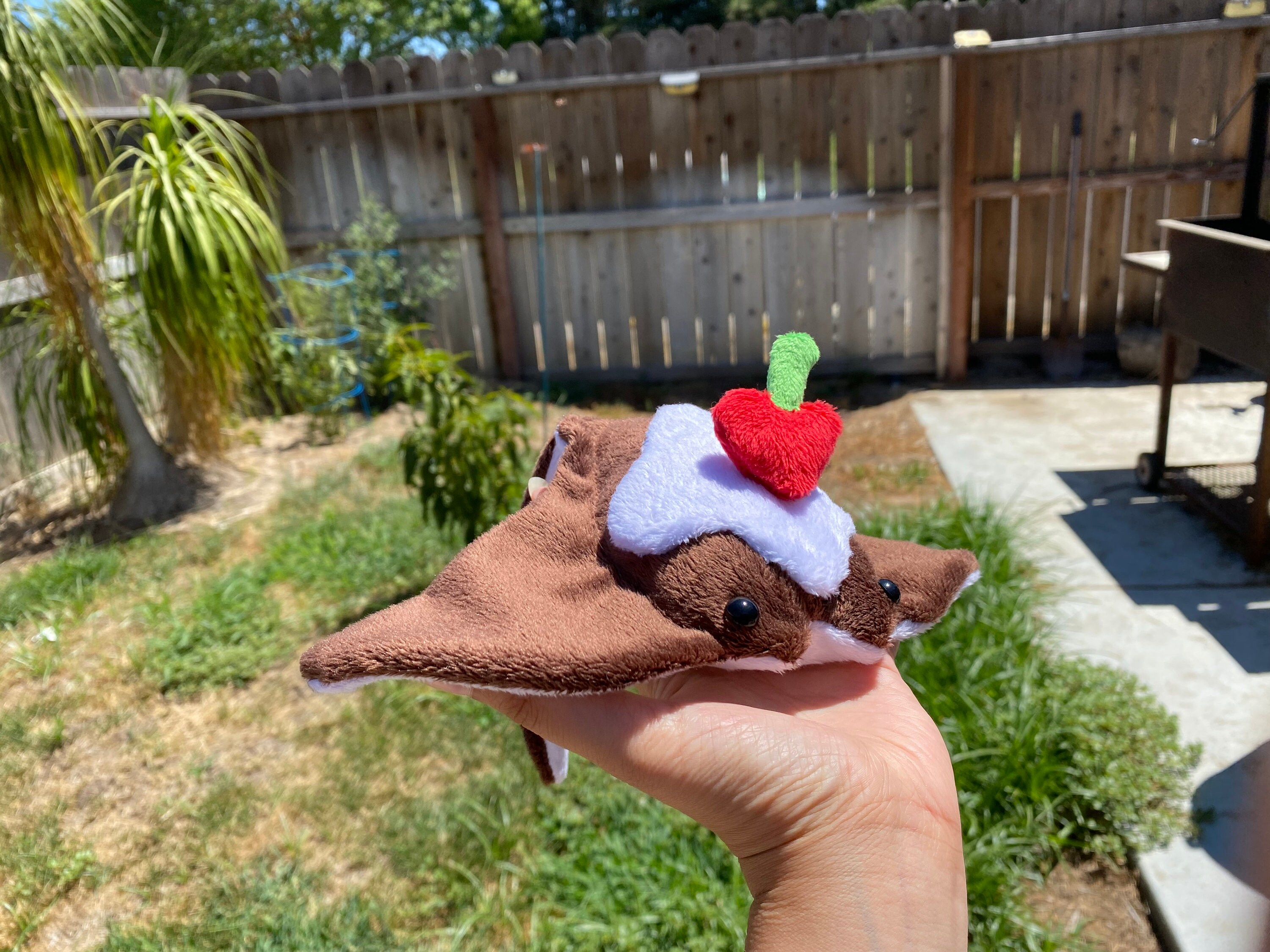 Black Forest Cake Manta Ray / Sting Ray Plush - Etsy