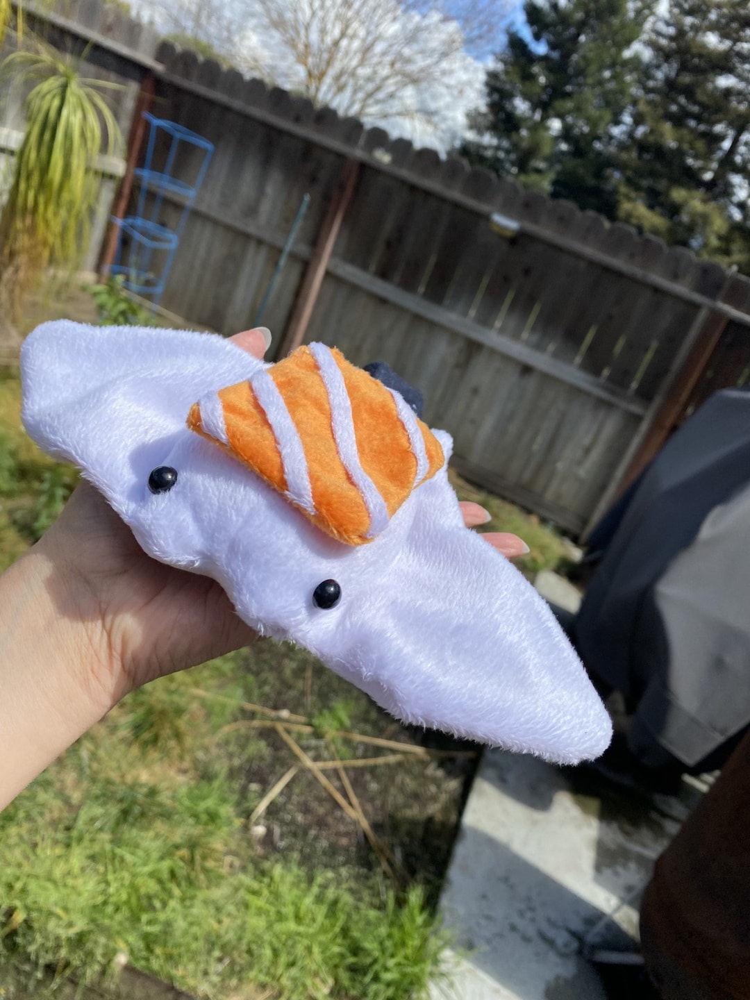 Sushi Manta Ray Plush - Etsy