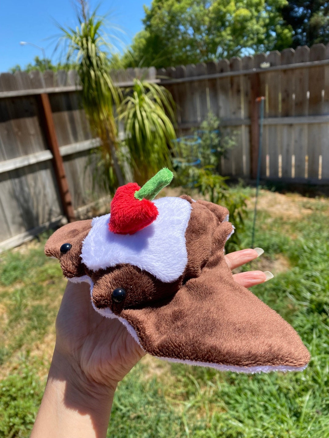 Black Forest Cake Manta Ray / Sting Ray Plush - Etsy