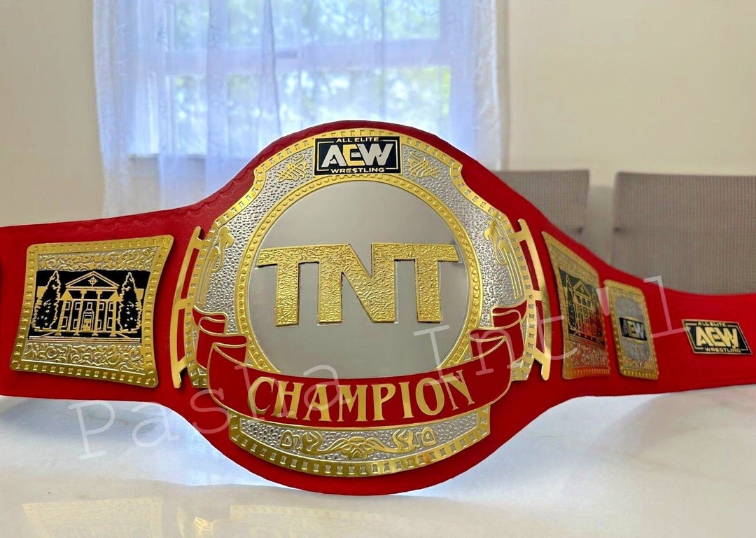 AEW TNT Wrestling Championship Replica Title Adult Size Brass - Etsy