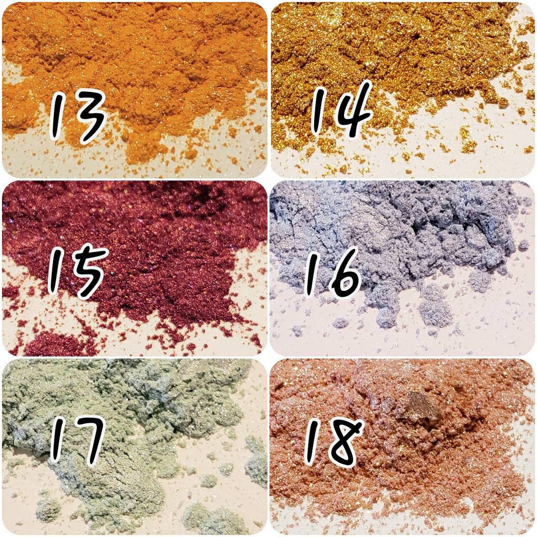 Mix and Match Mica Powder Set 3 Colors 15 Grams of Pigment - Etsy