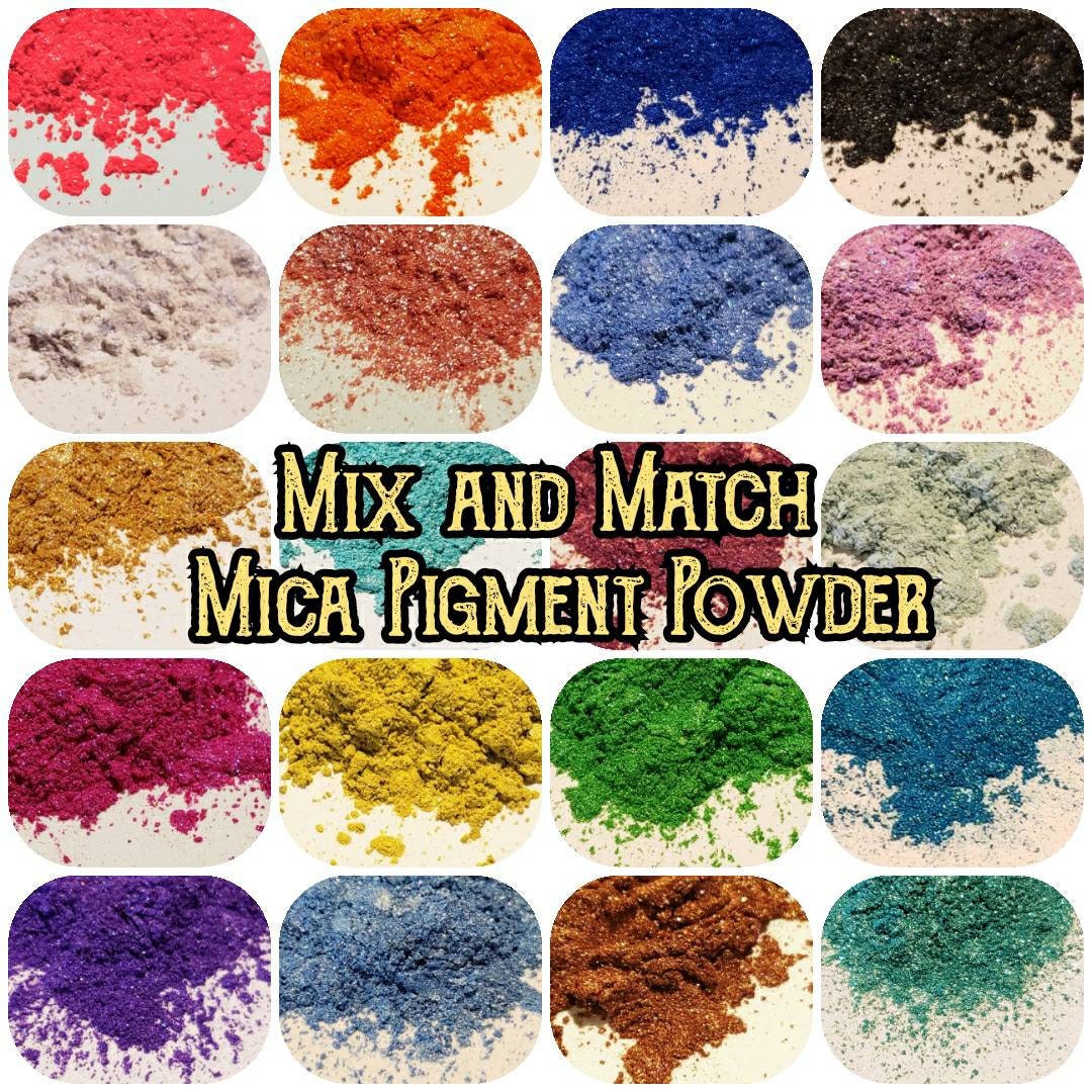 Mix and Match Mica Powder Set 3 Colors 15 Grams of Pigment - Etsy
