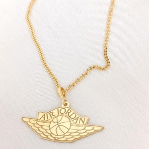 Steling Silver Michael Jordan Necklace-air Jordan Pendant-basketbaal ...