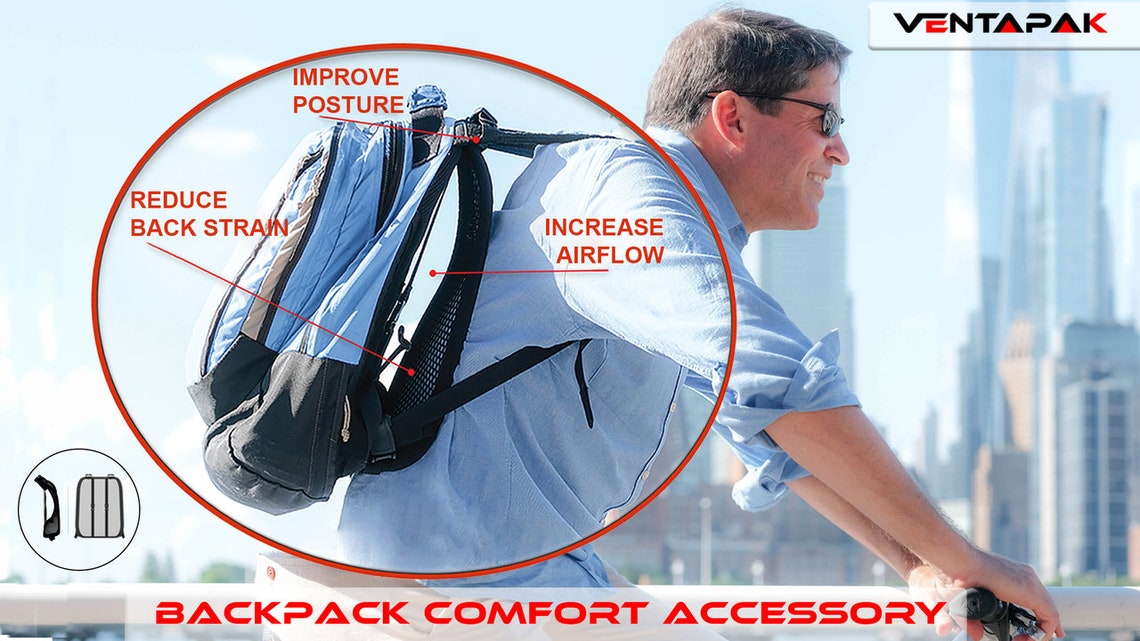 VENTAPAK Lightweight Ventilation Backpack Attachment Great for Hiking ...