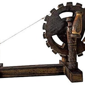 Wooden Charkha Gandhi Charkha Spinning Wheel Home Decore - Etsy