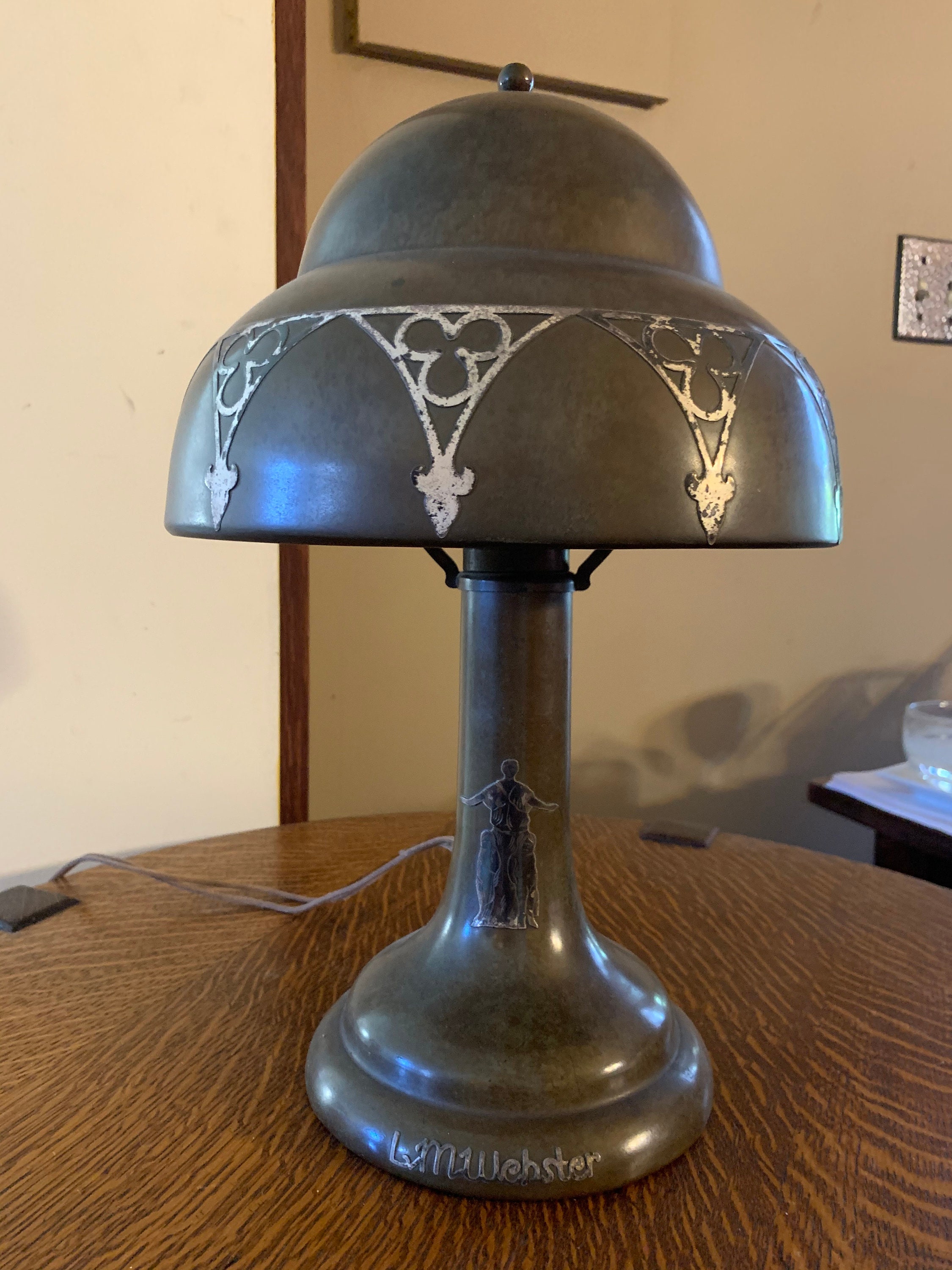 Heintz Lamp Circa 1910 - Etsy