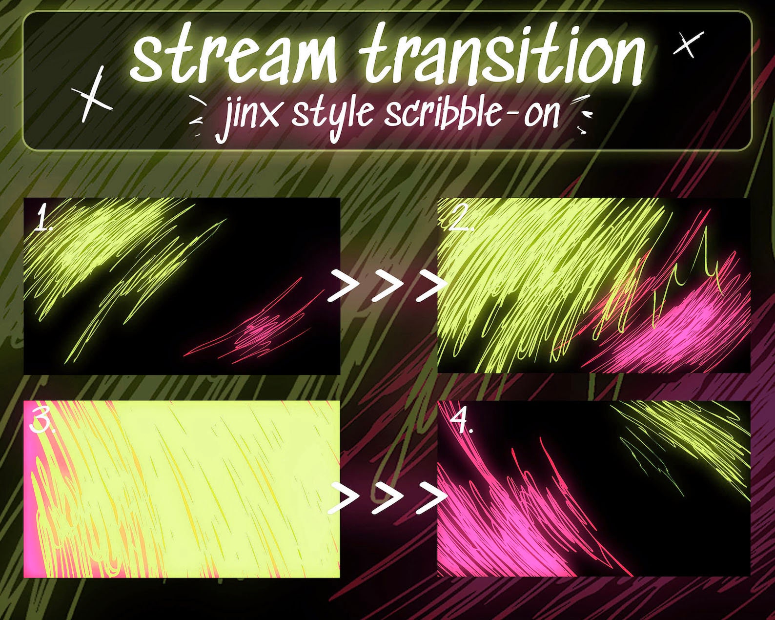 Twitch Stream Scene Stinger Transition, Arcane Jinx Stinger Twitch ...
