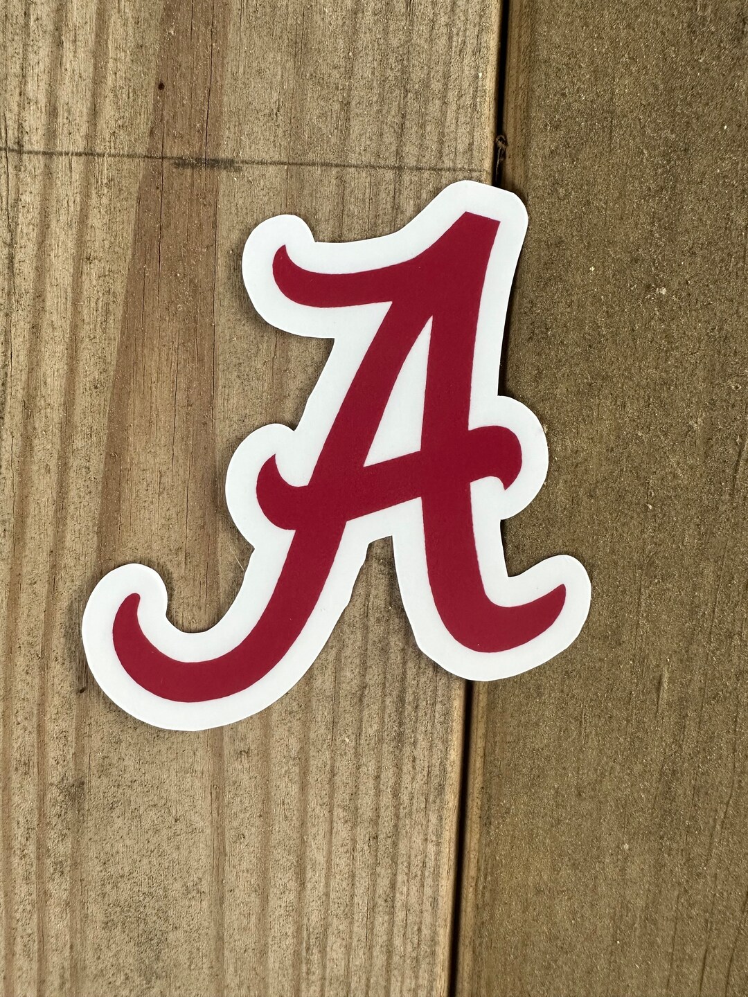 Alabama Crimson Tide Sticker - 3 Inch UA Roll Tide Decal - NCAA ...