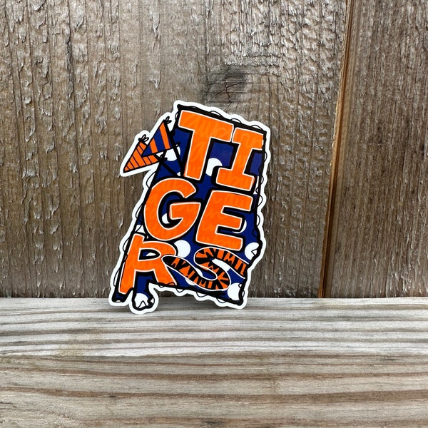 Waterproof Auburn Sticker - Etsy