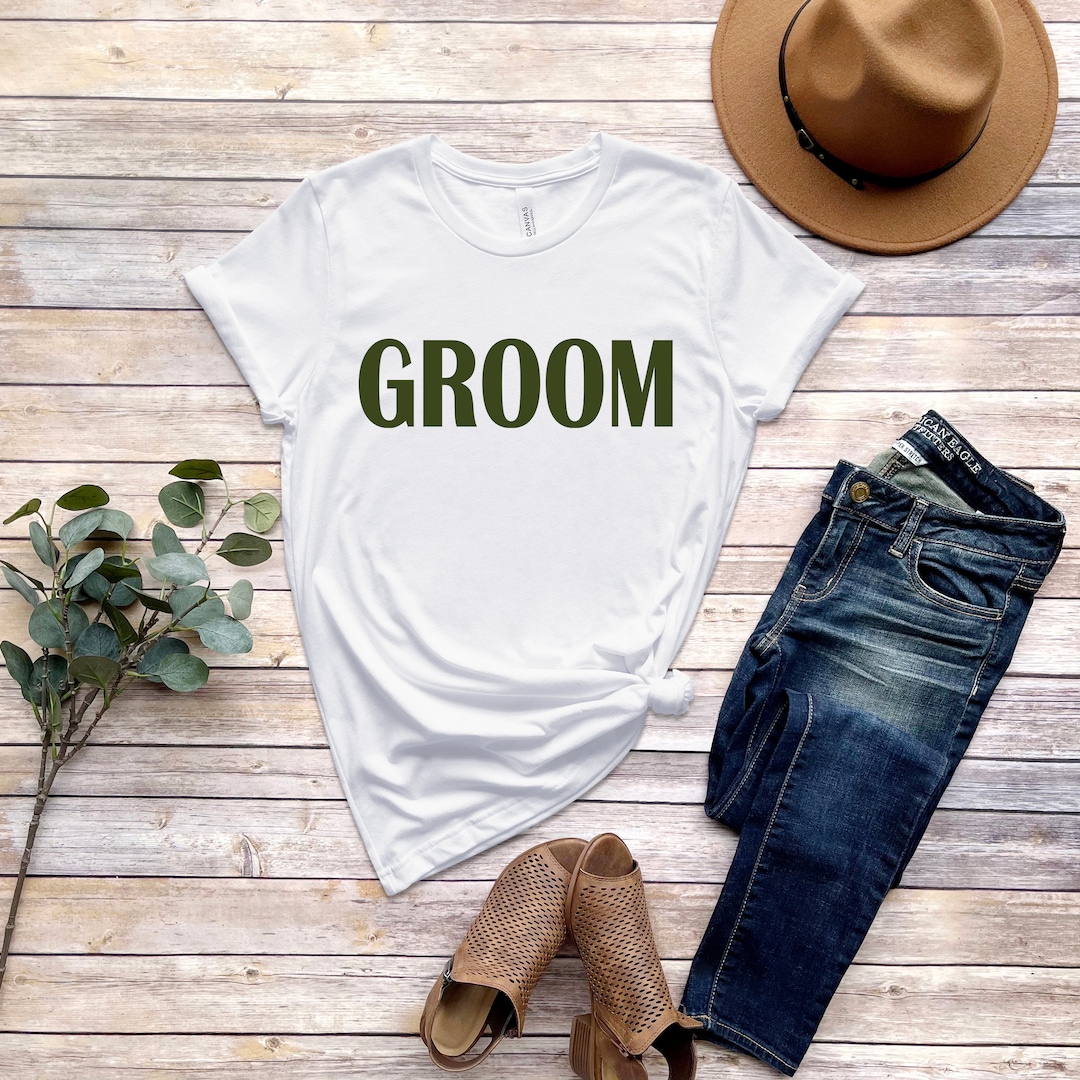 Groom Shirt Groom Tshirt Groom Tee Wedding Shirt Bride Groom Just ...