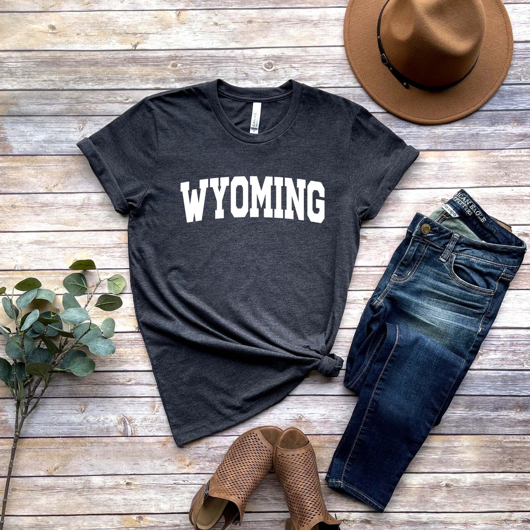 Wyoming State Shirt, Wyoming Shirt, Wyoming Lover Tshirt, Unisex Gift ...