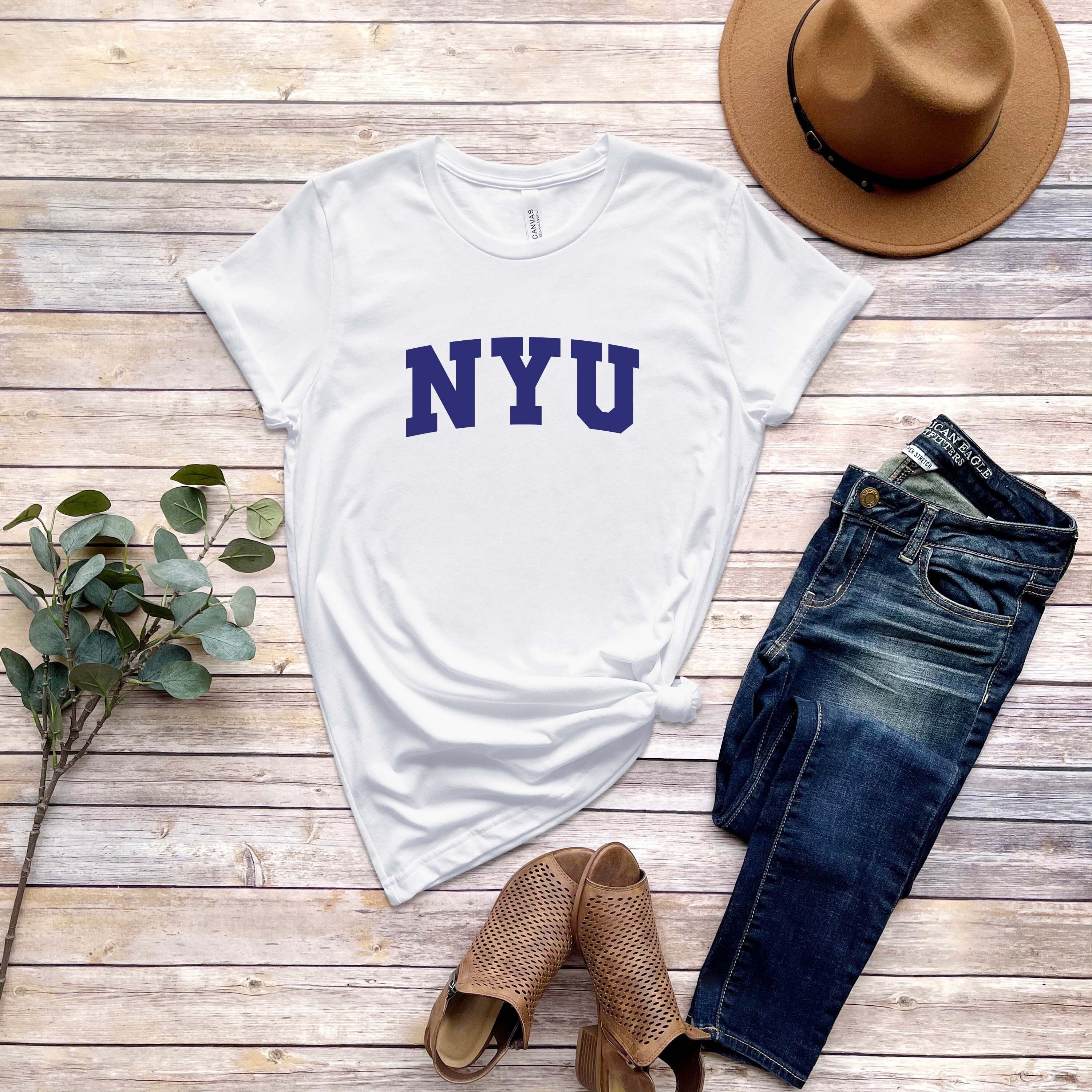 NYU Shirt NYU Geschenk New York Shirt University Shirt Navy | Etsy