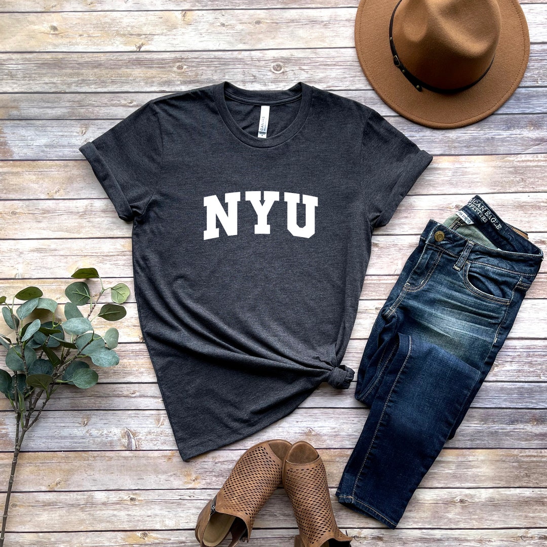 NYU Shirt NYU Gift New York Shirt University Shirt Navy Blue Font - Etsy
