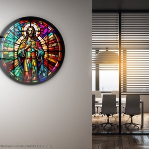 Jesus Glass Wall Art, Christ Wall Art, Jesus of Nazareth, Tempered ...