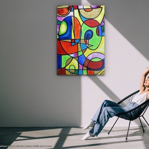 Cubism Wall Decor Cubism Wall Art Modern Glass Wall Art - Etsy