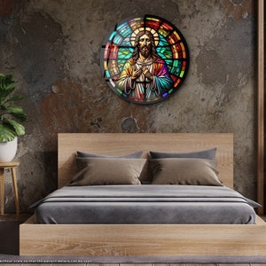 Jesus Glass Wall Art, Christ Wall Art, Jesus of Nazareth, Tempered ...