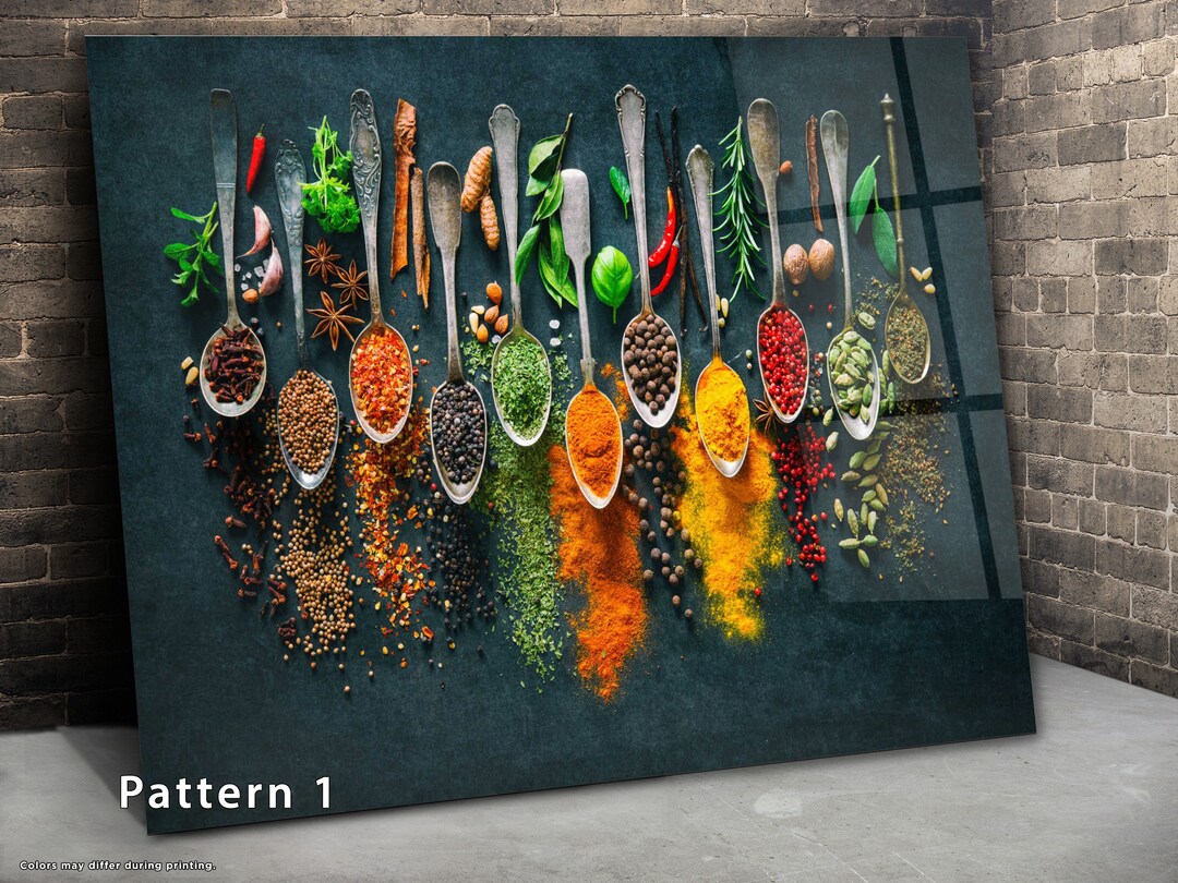 Kitchen Glass Decor Glass Wall Art Home Decor Boyfriends Mom - Etsy