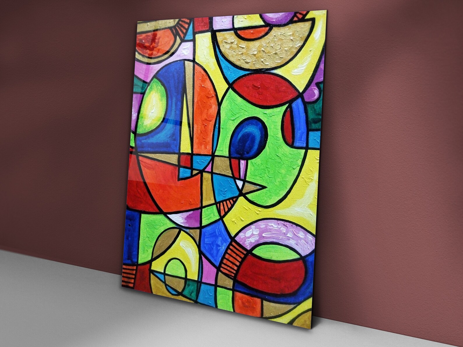 Cubism Wall Decor Cubism Wall Art Modern Glass Wall Art - Etsy
