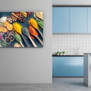 Kitchen Glass Decor Glass Wall Art Home Decor Boyfriends Mom Gift ...