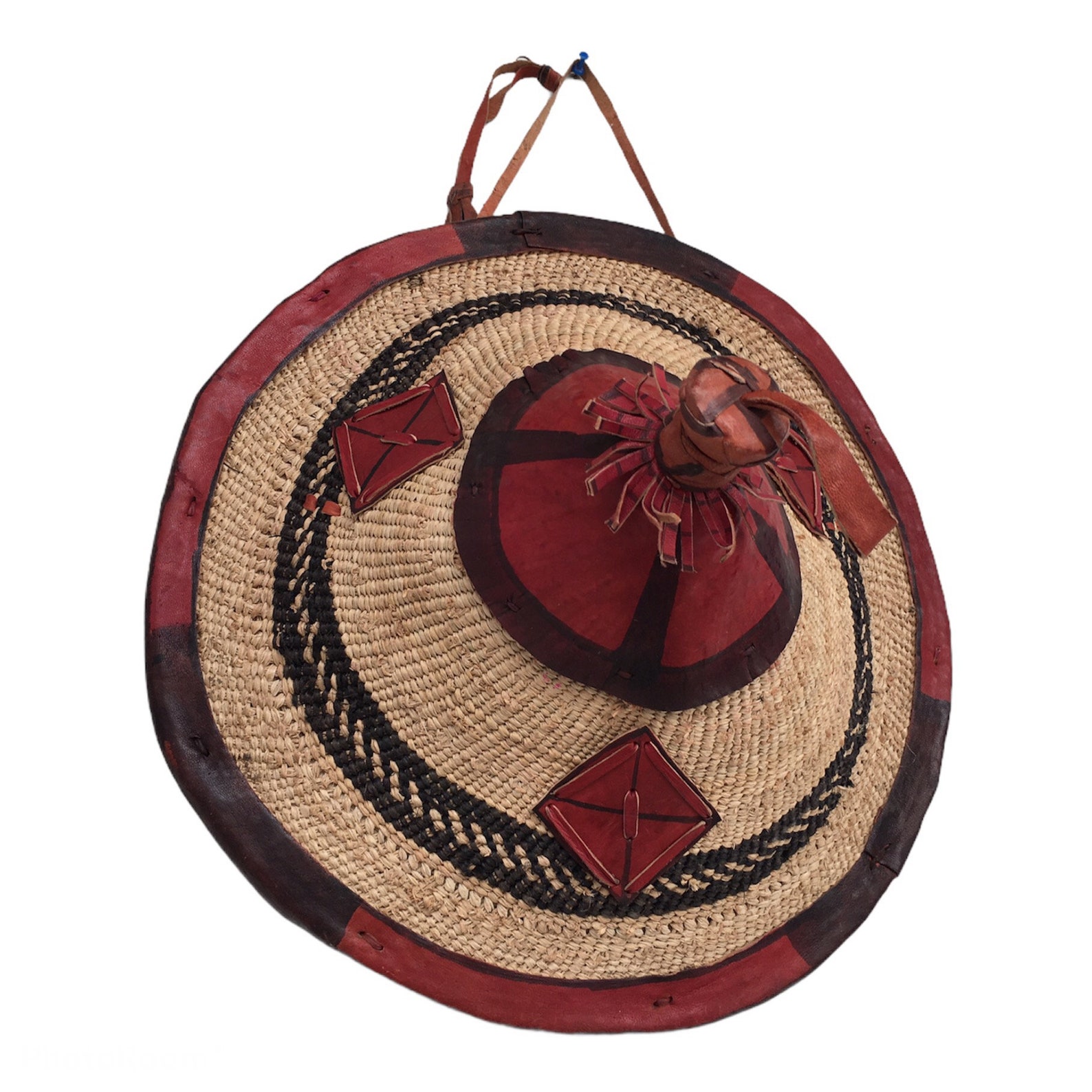 African Fulani Hat Woven Sun Hat Natural Woven Hat African | Etsy