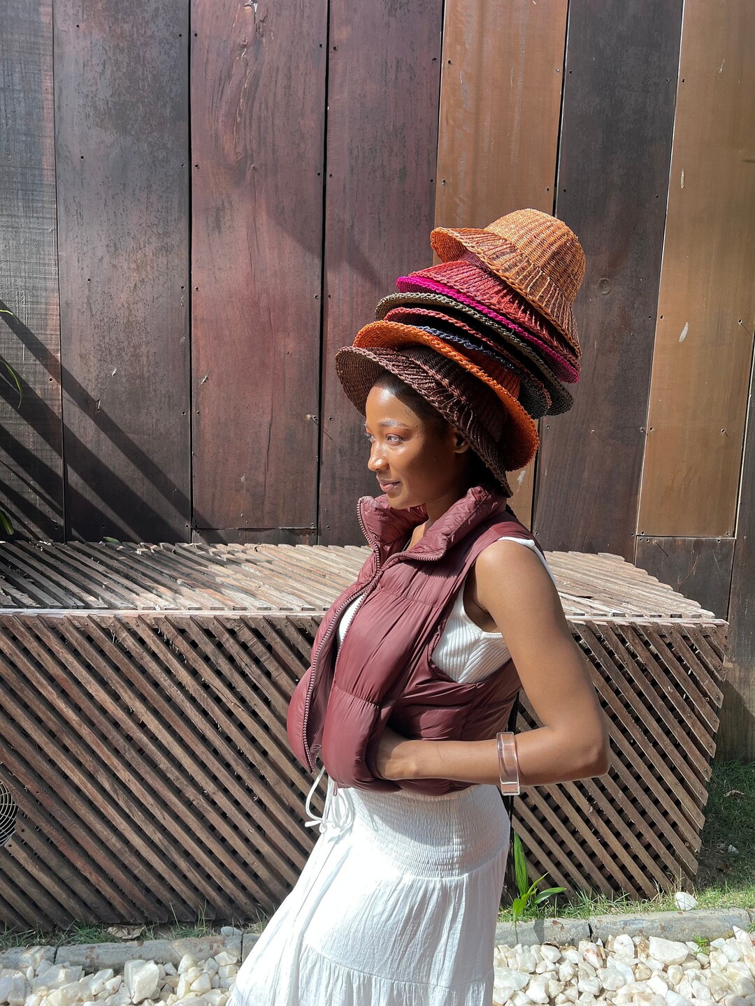 KIGALI Woven Bucket Hat - Etsy