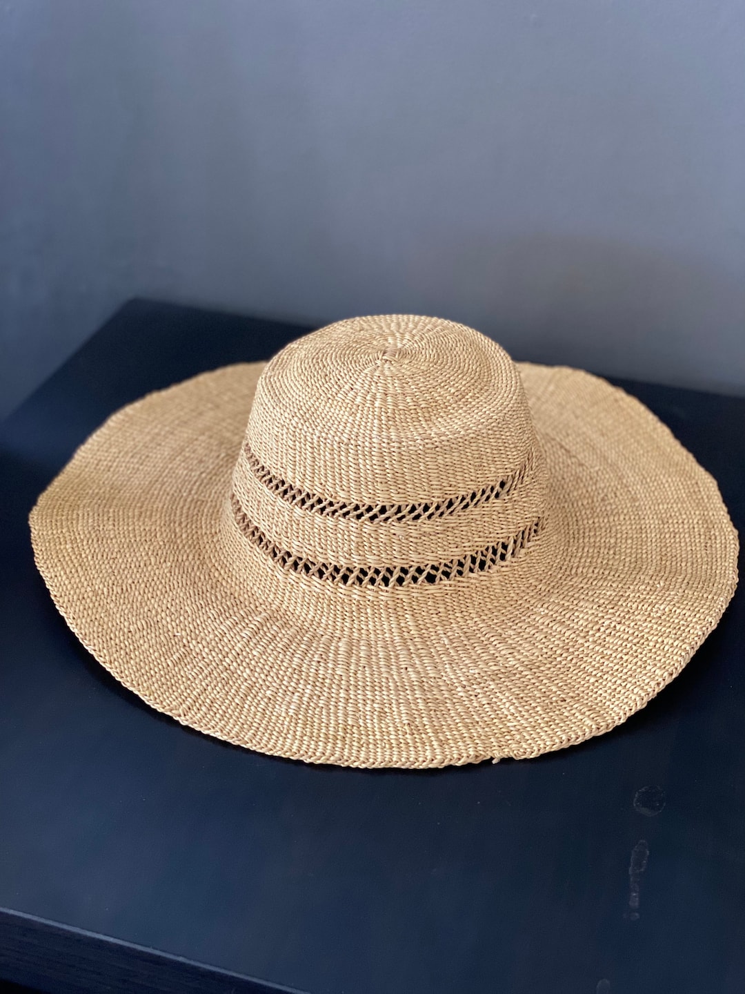 Woven Straw Hat, African Hat, Bolga Sun Hat, Farmers Sun Hat, Woven ...