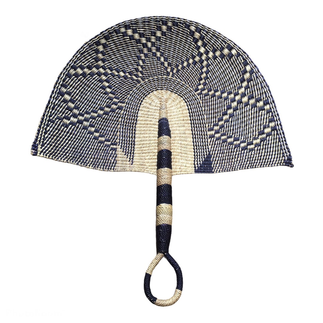 African Fan| Woven Hand Fan | Wall Hanging Fan | Bolga Fan | Decorative ...