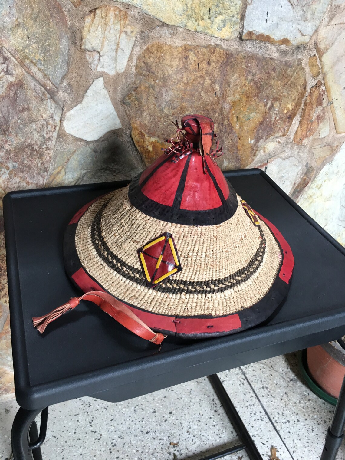 Africa Fulani Hat Hand Made Sun Hat Farmers Sun Hat Leather | Etsy