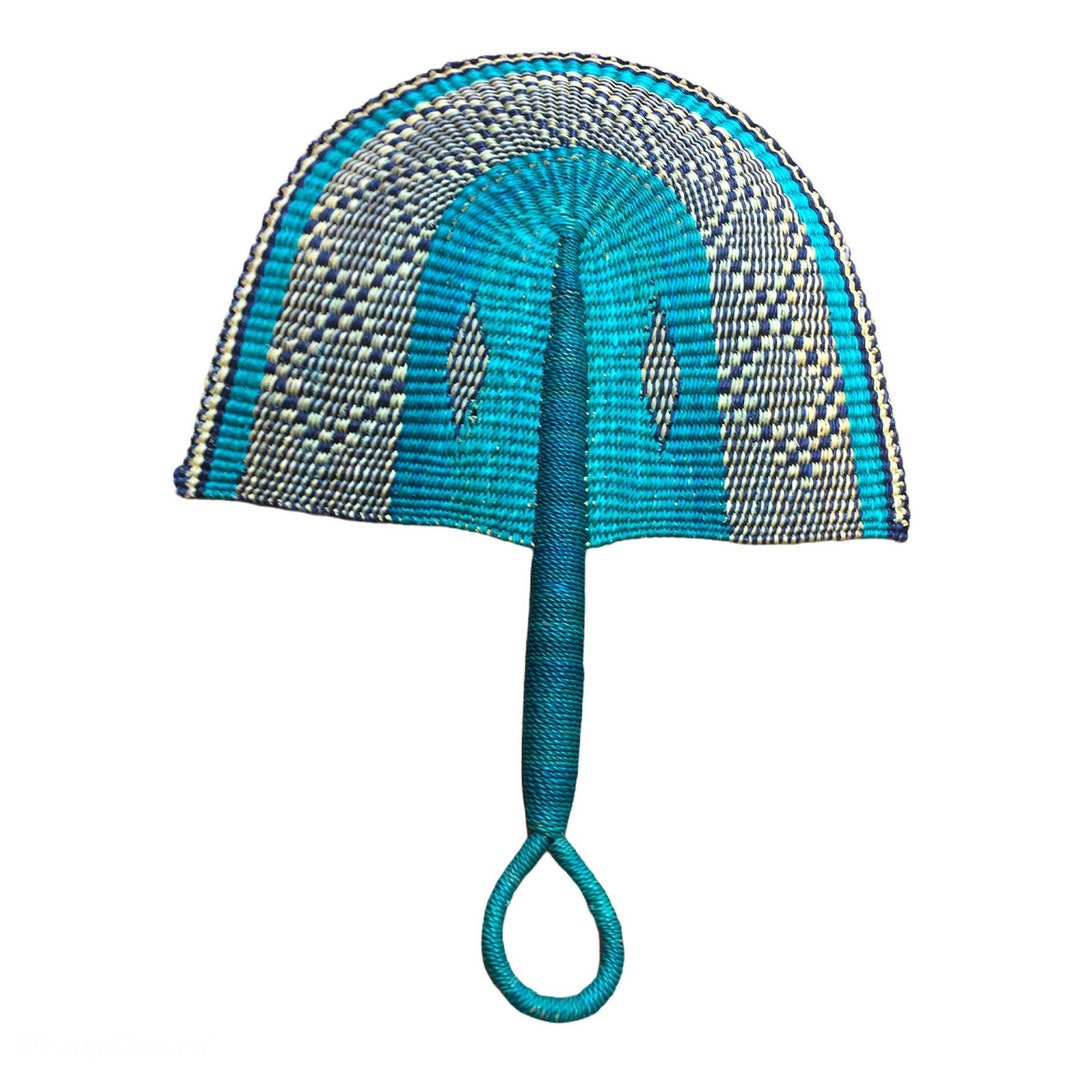 Decorative Woven Fan | Bolga Fan | African Fan | Wall Decor Fan ...