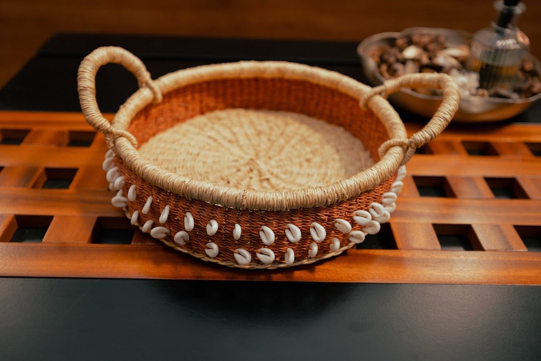 Hand Made Trays, Decorative Woven Trays, Unique Woven Trays, African ...
