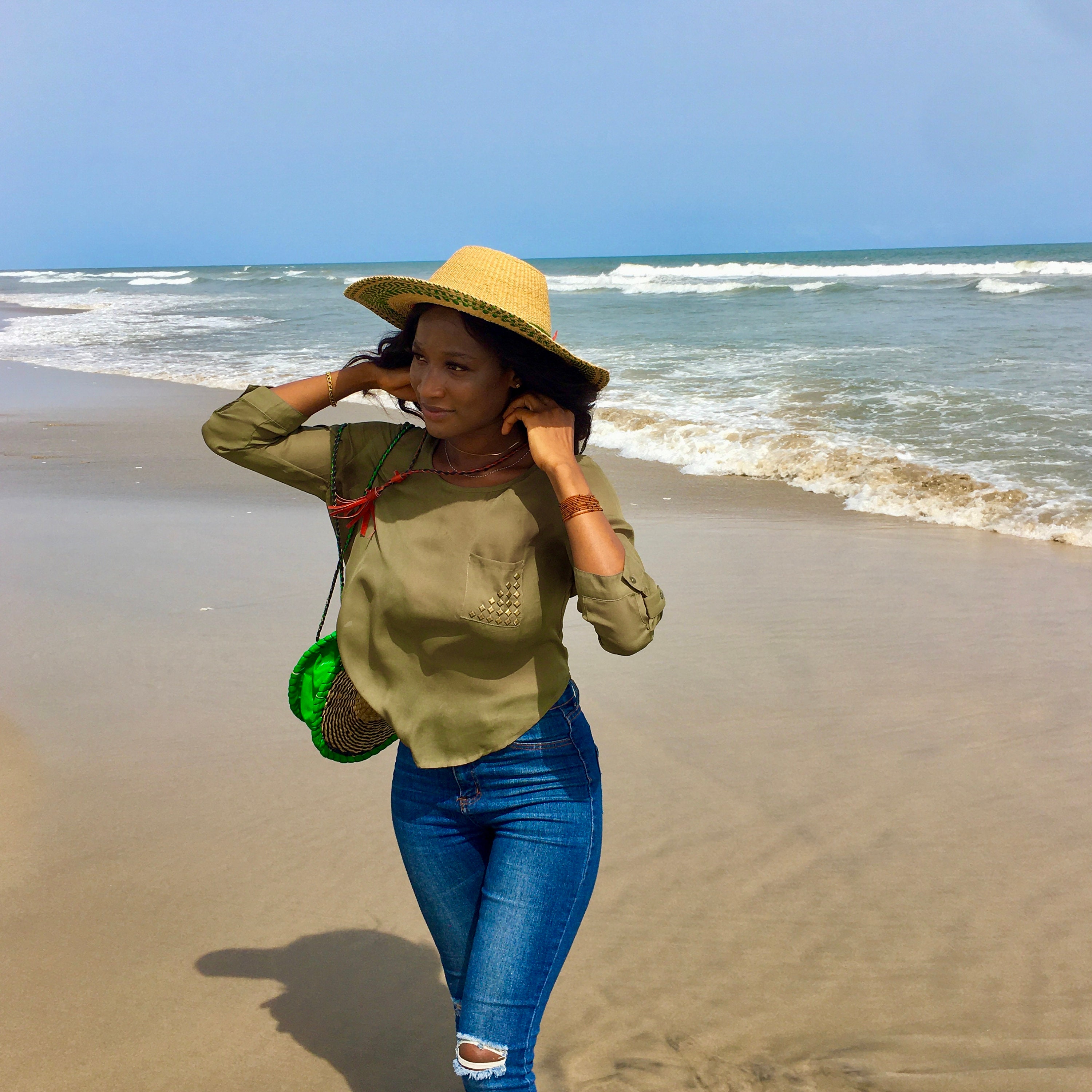 Bolga Hat Woven Sun Hat African Hat Unisex Hat Summer Hat - Etsy