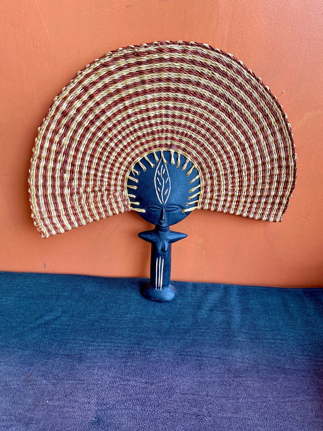 Hand Woven Fan, African Straw Fan, Woven Doll Fans, Home Decor Hand ...