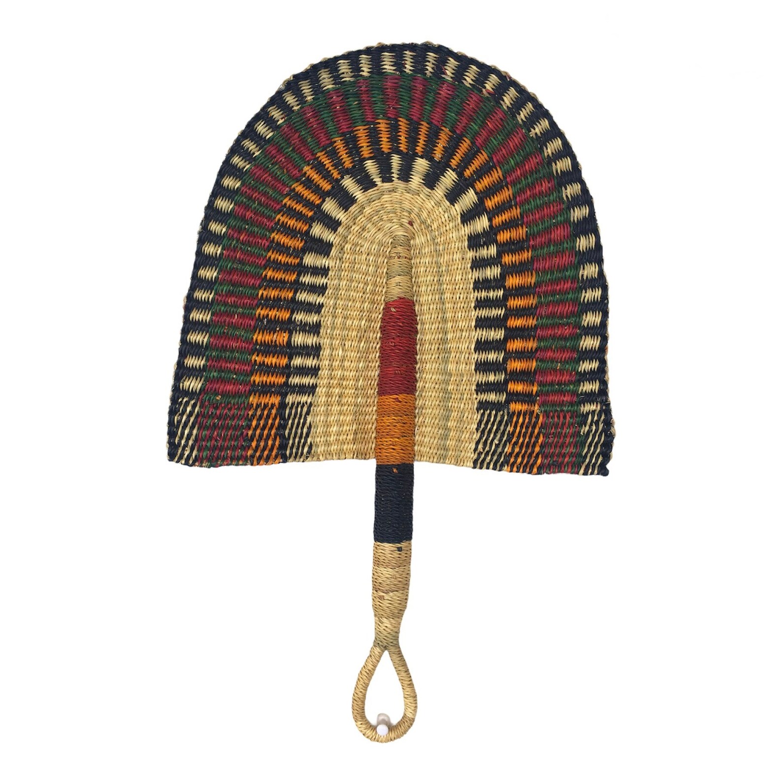 African Fan Woven Hand Fan Bolga Straw Fan African Natural - Etsy