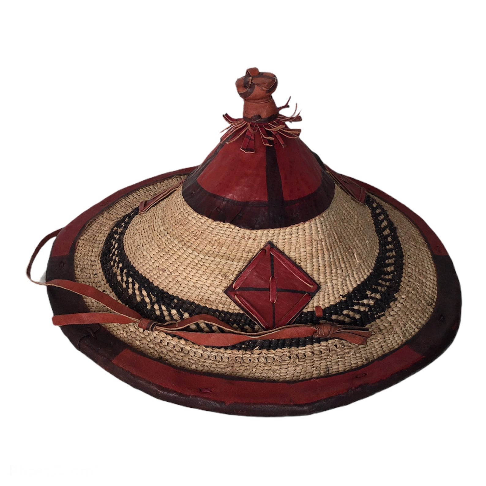 African Fulani Hat Woven Sun Hat Natural Woven Hat African | Etsy