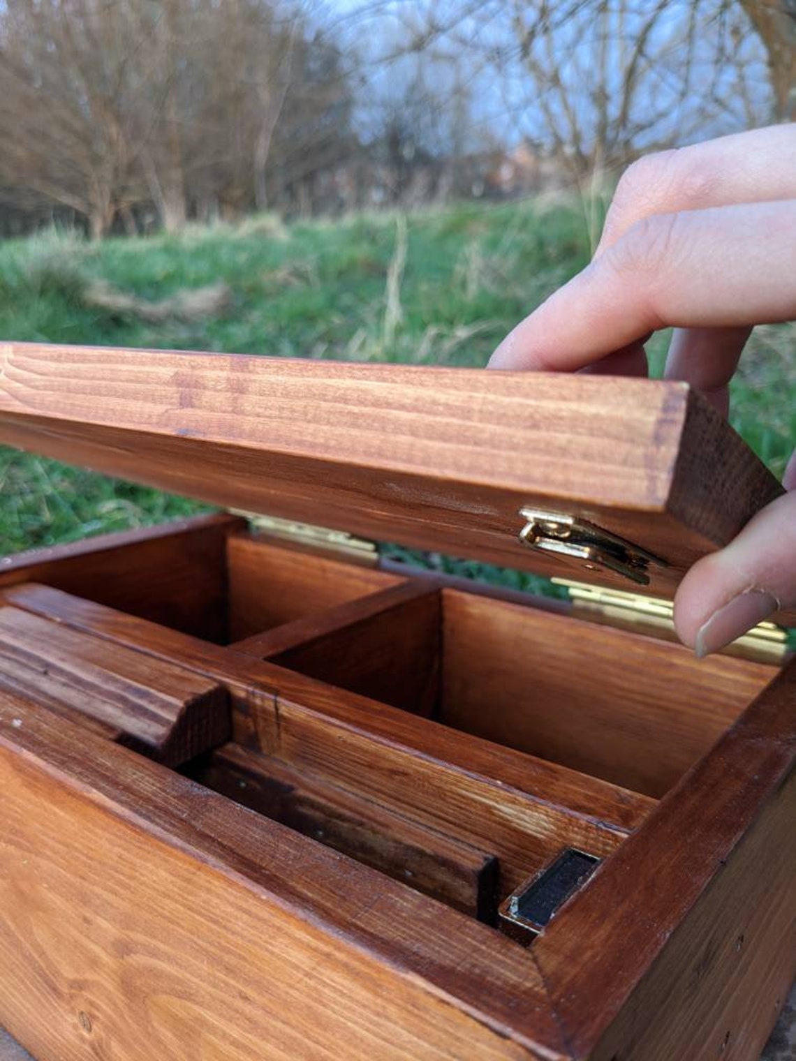Hand Crafted Stash Box, Unique Handmade Rolling Pot / Stash Box for ...