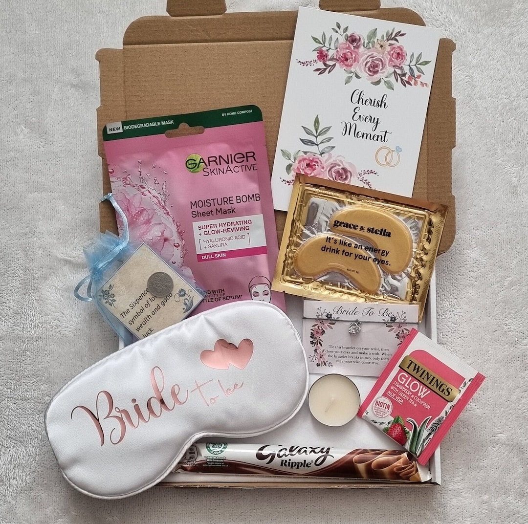 Mini Bride Pamper Gift, Pre-wedding Pamper. Engagement Gift for Bride ...