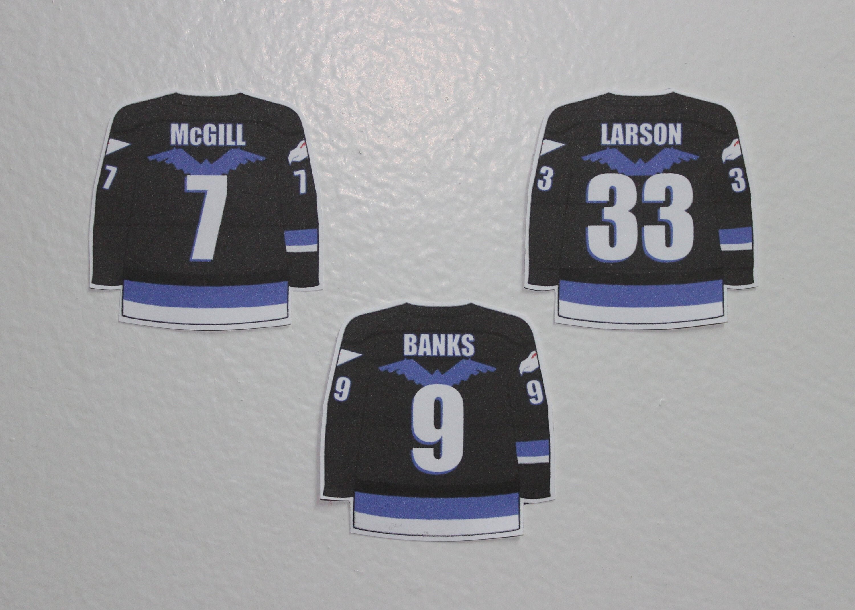 Mighty Ducks Hawks District 6 Jersey Sticker | Etsy