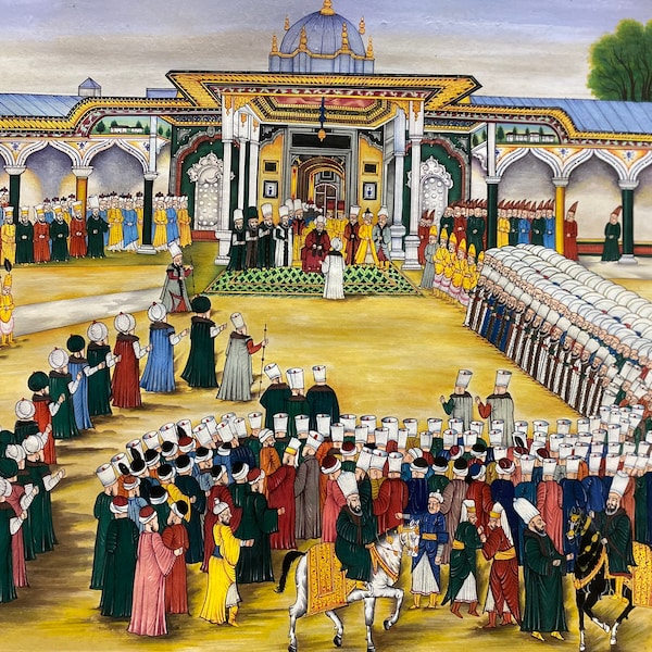 Ottoman Miniature - Etsy