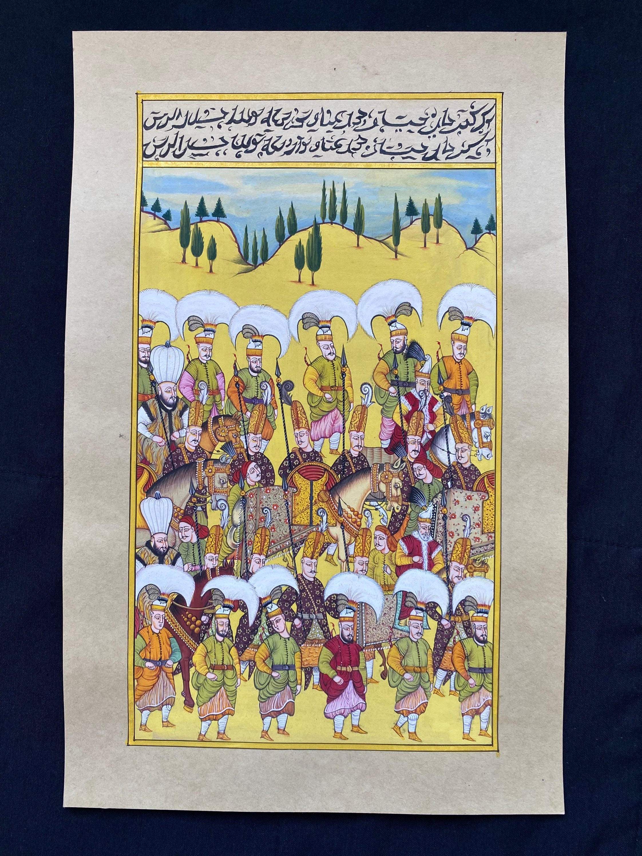 Handmade Ottoman Miniature Painting / Palace Guard Corps - Etsy