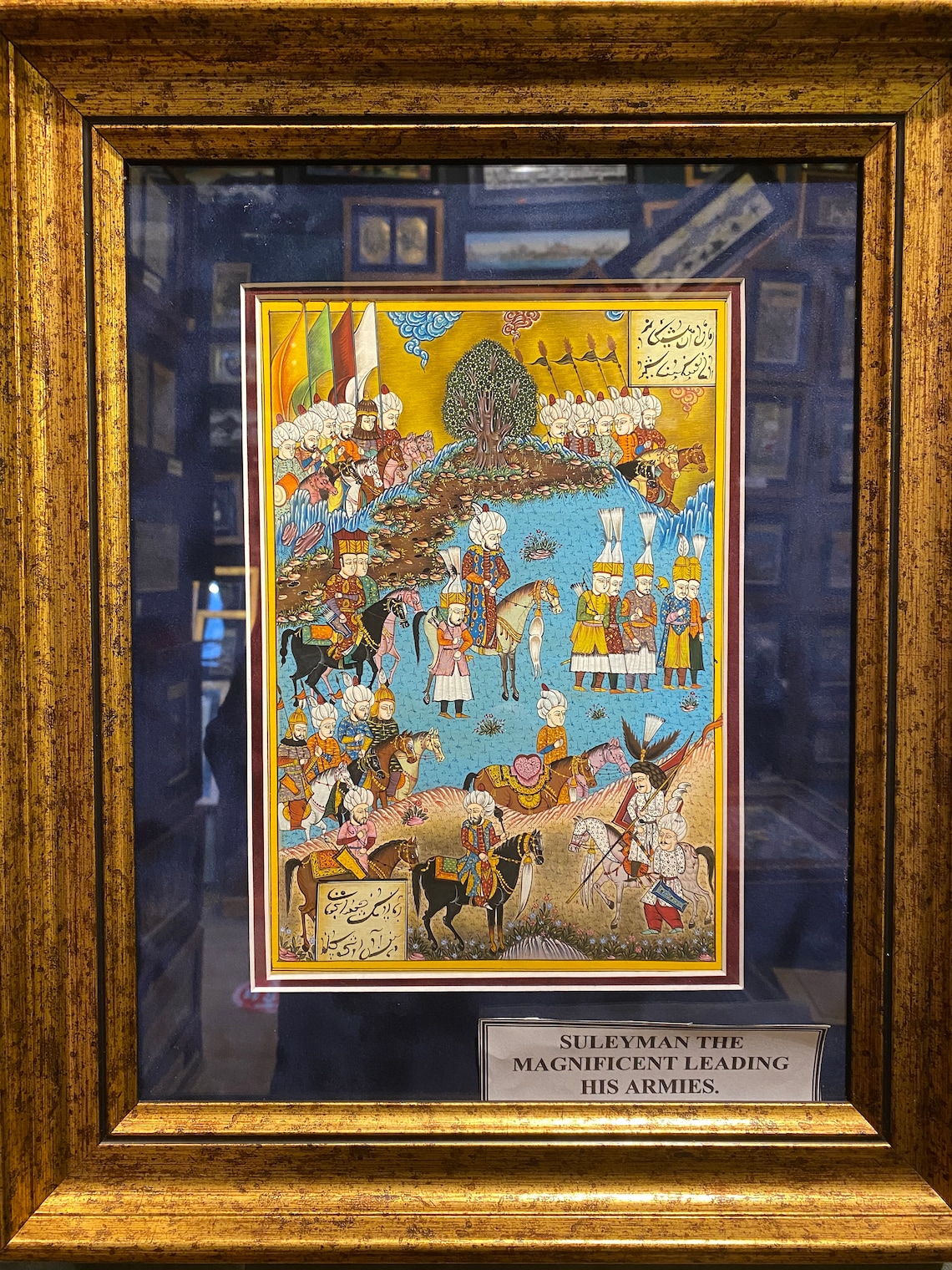 Handmade Ottoman Miniature Painting / Suleyman the Magnificent | Etsy