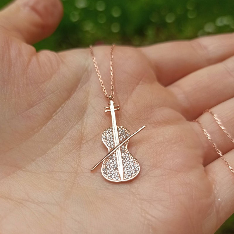 Violin Necklace - Etsy