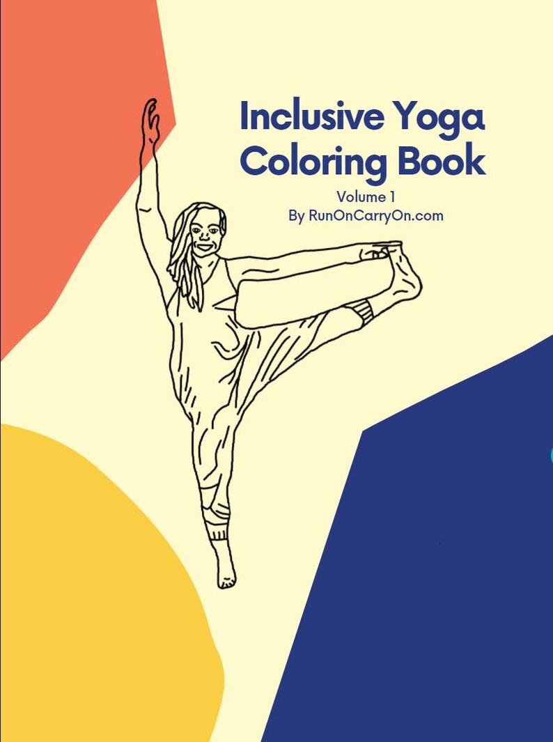Inclusive Yoga Coloring Book Printable - Etsy