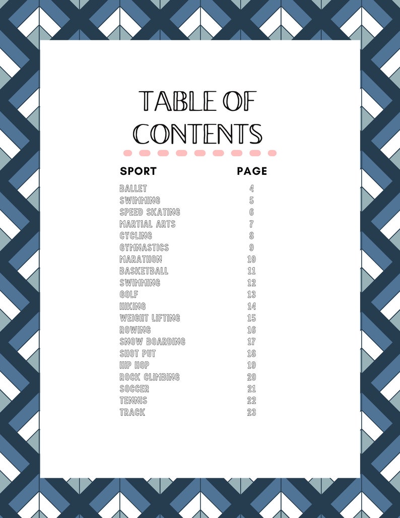 Women in Sport Coloring Book - Printable - Etsy