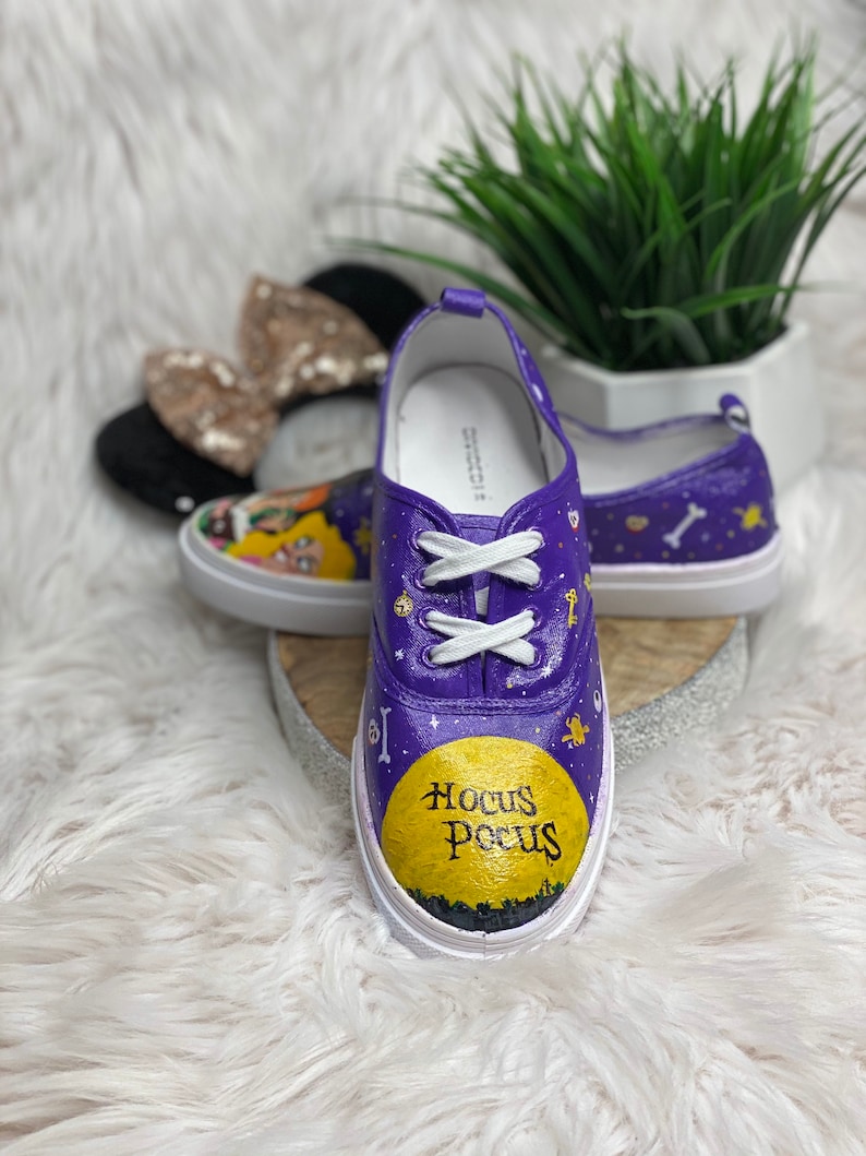 Hocus Pocus Hand Painted Sneakers - Etsy