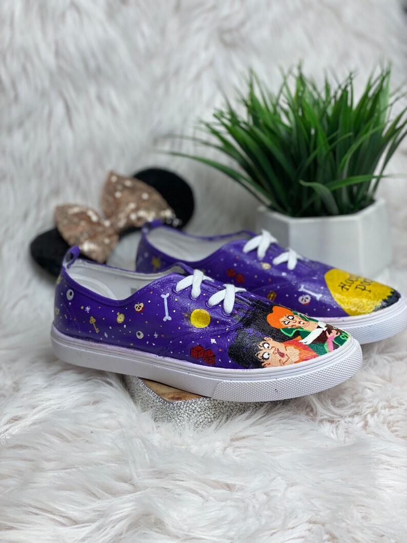 Hocus Pocus Hand Painted Sneakers - Etsy