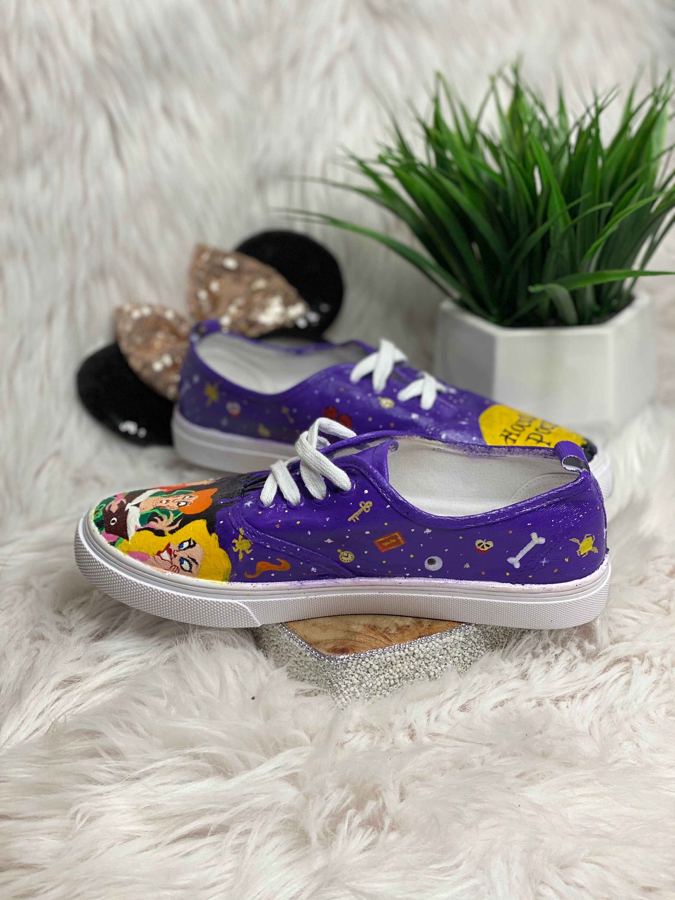 Hocus Pocus Hand Painted Sneakers - Etsy