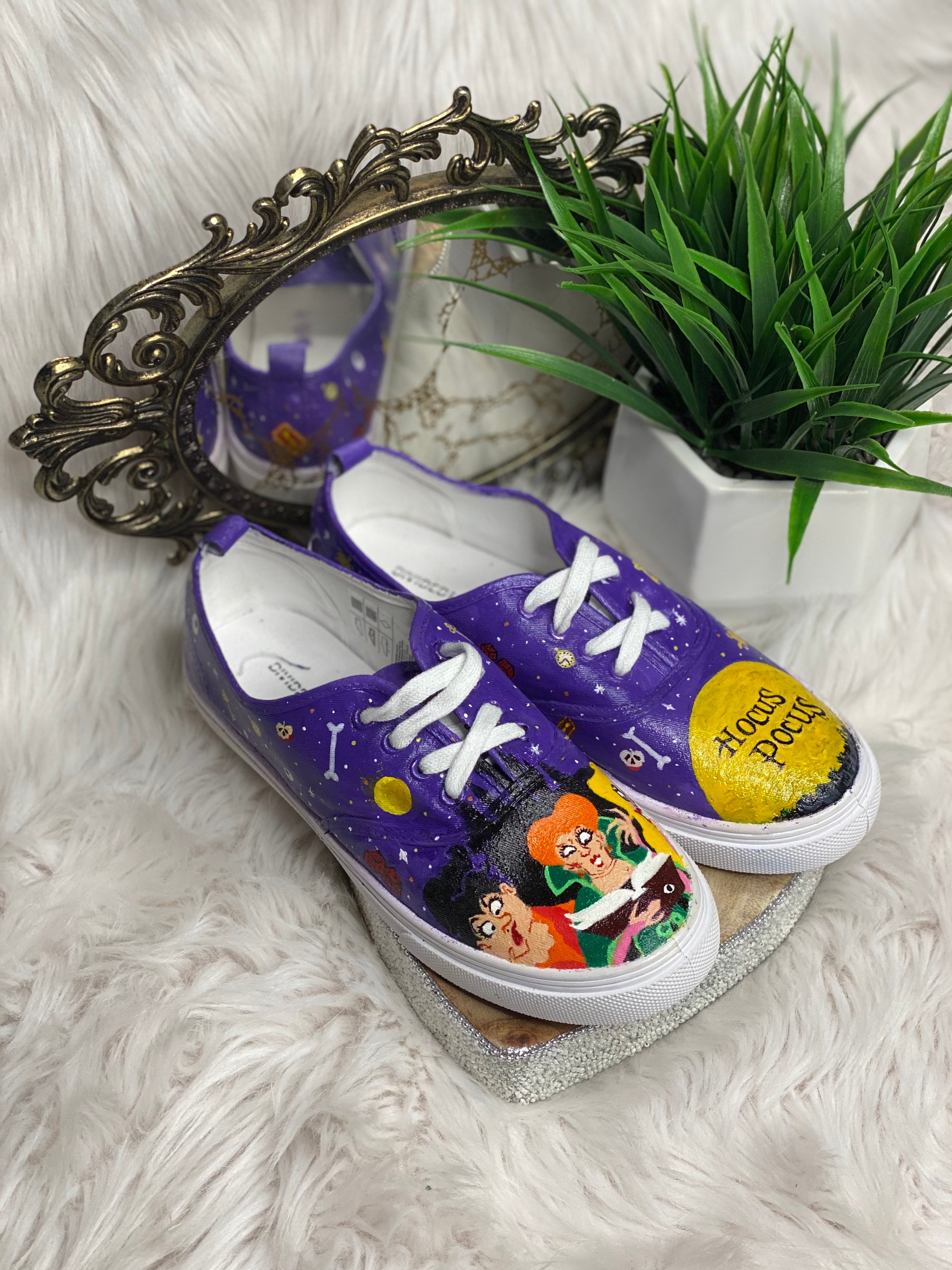 Hocus Pocus Hand Painted Sneakers - Etsy